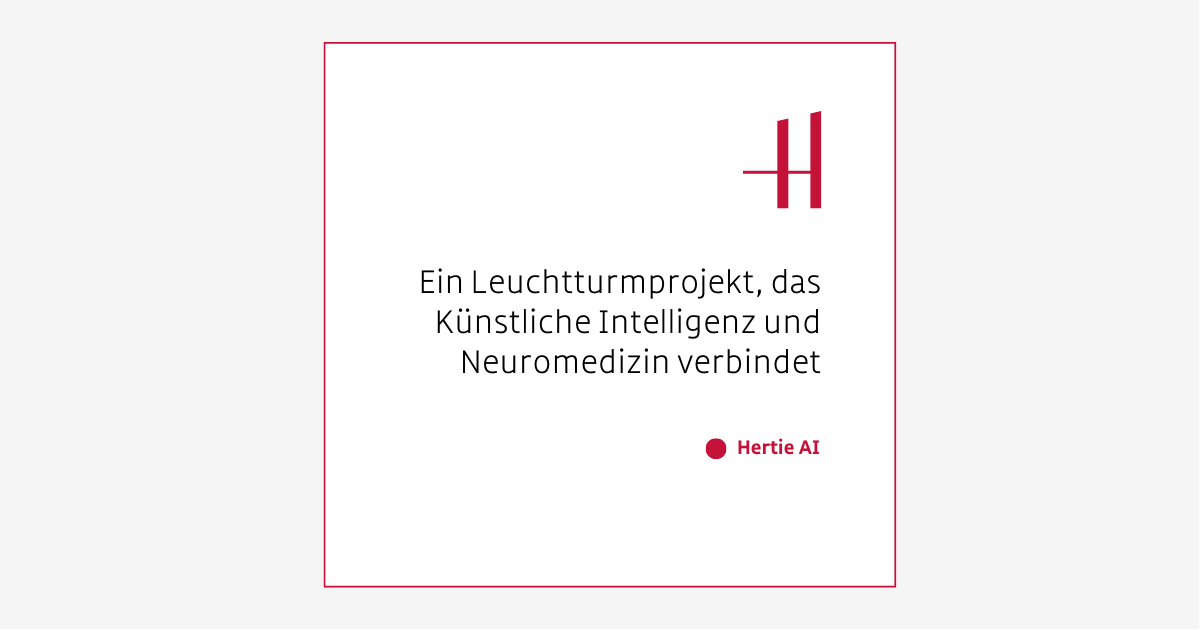 AI and brain research: Gemeinnützige Hertie-Stiftung