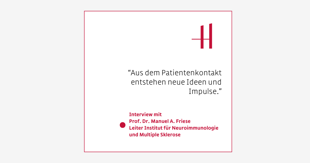 Prof. Dr. Manuel A. Friese über MS-Forschung: Einblicke und ...